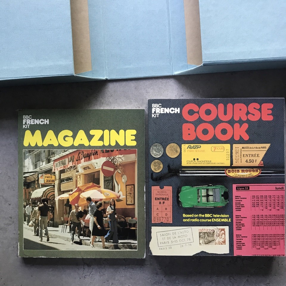 Vintage BBC Learn French Language Kit - Cassette Box Set | eBay
