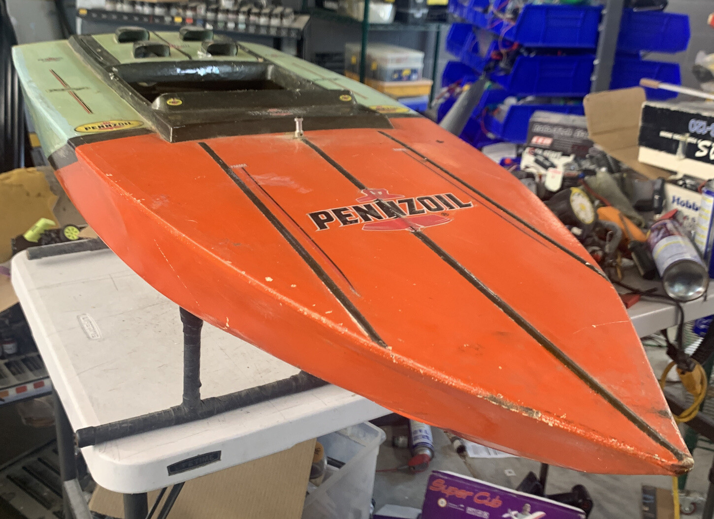 RC Speed Boat Cigarette 39” Fiberglass Hull Dumas Prather W/OPS 60 ...