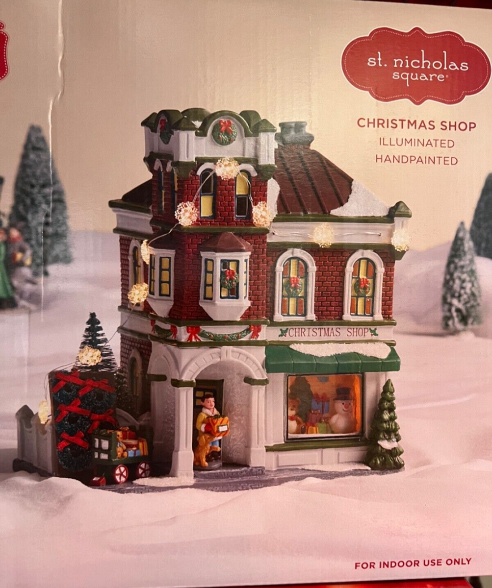 St Nicholas Square Christmas Village Display 2 ST. NICHOLAS SQUARE The