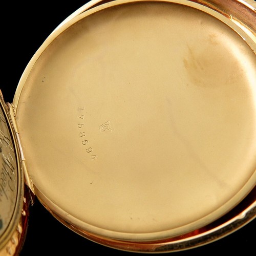 1896 Elgin 18s 17 Jewel GM Wheeler Grade 144 Gold Filled Hunt Case ...