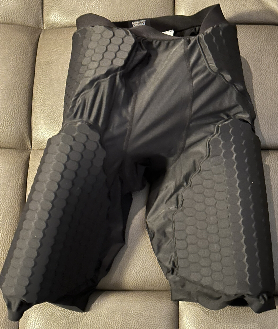 Nike Lebron Names Pro Combat 5-Pad Padded Compression Basketball Shorts ...