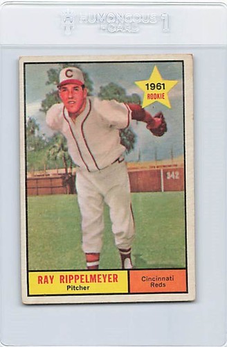 1961 Topps #276 Ray Rippelmeyer Reds EX *DA-D1343 | eBay