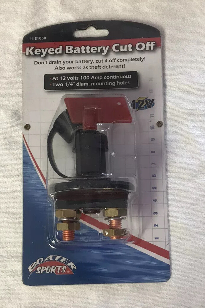Boater Sports Keyed Battery cutoff Switch 51030 | eBay