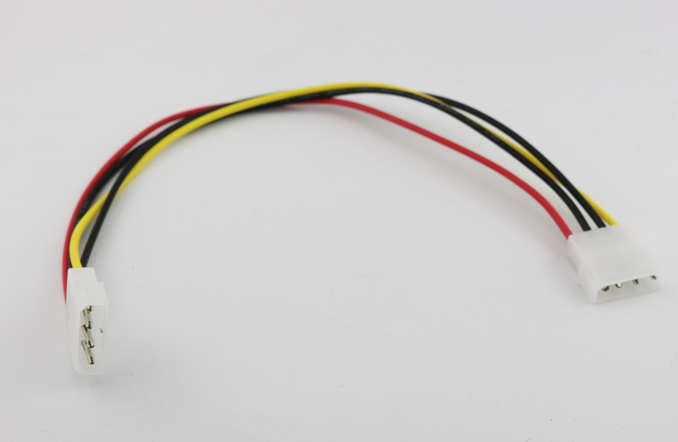 1pc Molex 4 Pin Male to LP4 Male Power Extension Adapter Connector ...