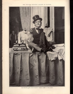 1908 Theatre Sam Bernard in Nearly a Hero- original print only | eBay