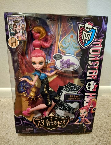 Monster High Gigi Grant Doll Daughter Of The Genie 13 Wishes Series ...