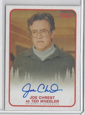Stranger Things Autograph Card A-TW Joe Chrest as Ted Wheeler SFC | eBay