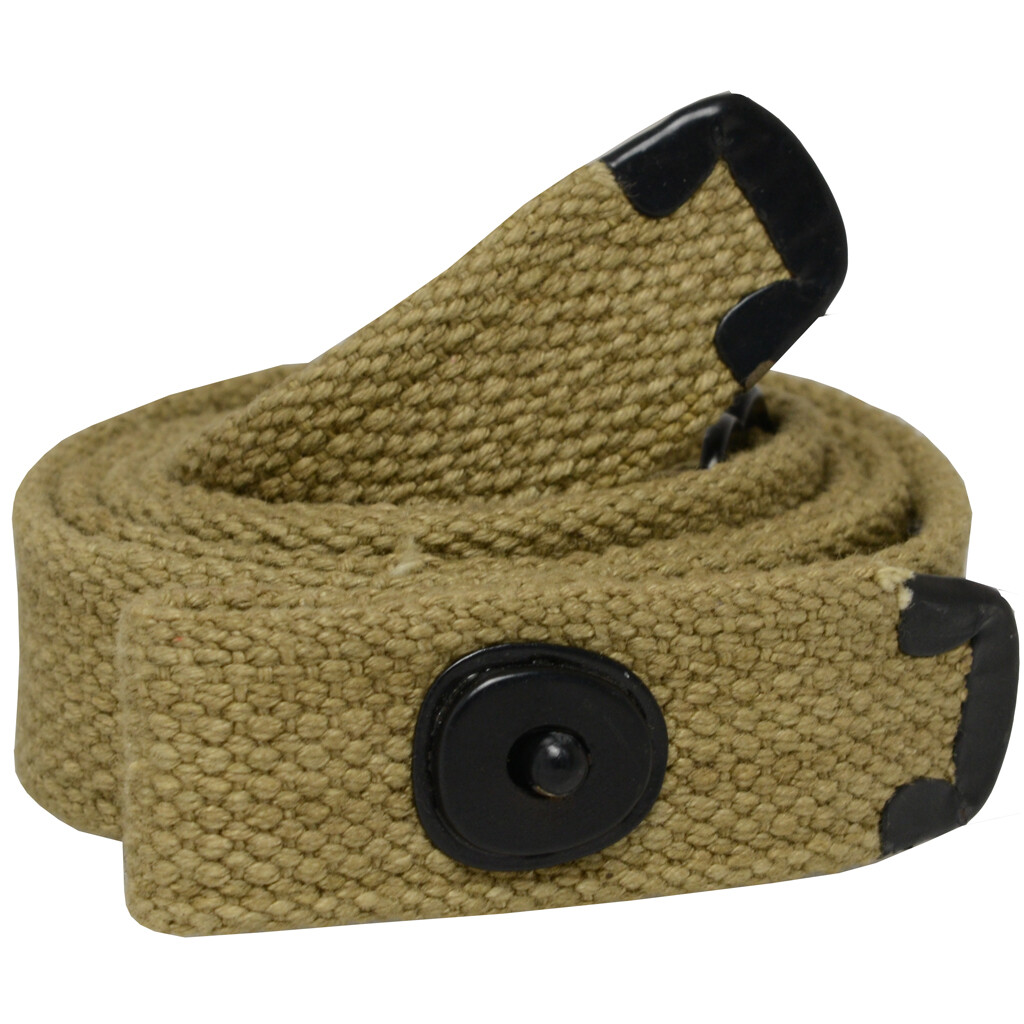 WW2 Repro US M1 Carbine Rifle Webbing Sling - Khaki Canvas Airsoft Re ...