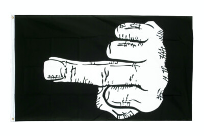 Middle Finger Flag 3x5ft Funny Novelty Dorm Flag Bar Flag Man Cave FU ...