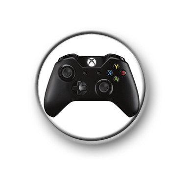 XBOX ONE CONTROLLER / 1” / 25mm pin button / badge / gaming / 360 ...