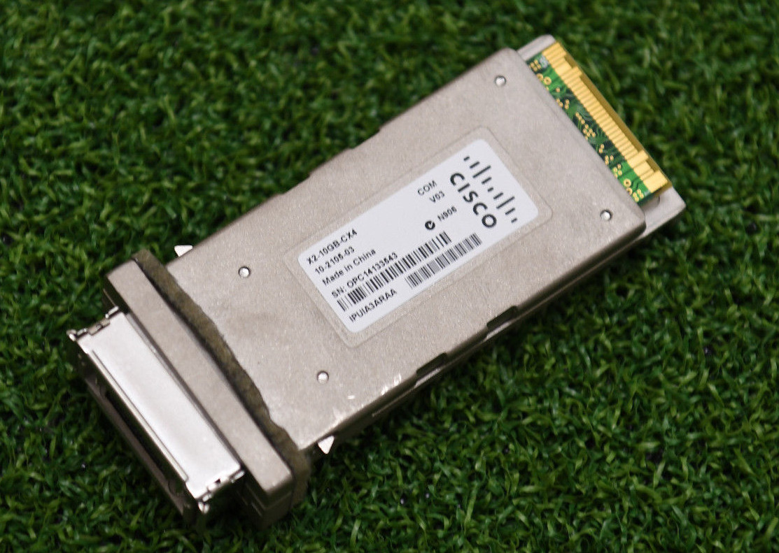 Lot of 3 x CISCO X2-10GB-CX4 10GBase X2 Optical Transceiver Module ...