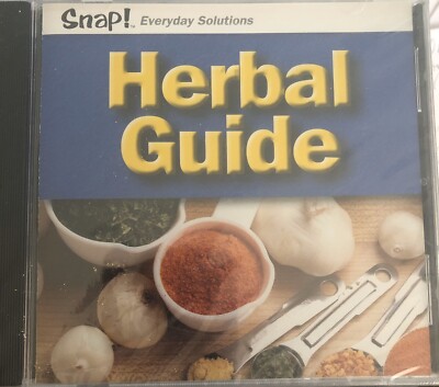 Herbal Guide CD-ROM PC New Snap! Medicines Natural Healing Cure ...