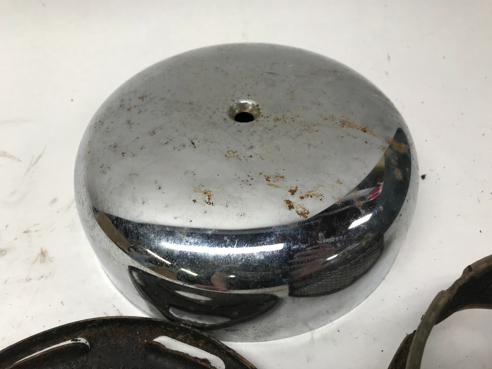 Harley Davidson 7" Linkert Carb Air Cleaner Assembly w/ Backing plate ...