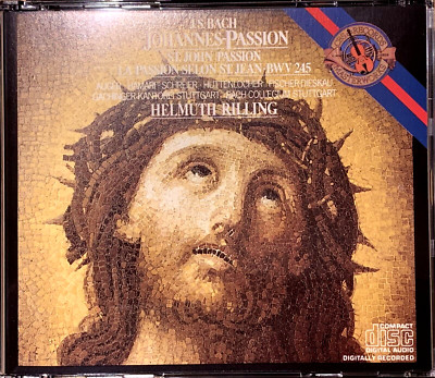 Bach Johannes-Passion St. John Passion HELMUTH RILLING Original CBS 2CD ...