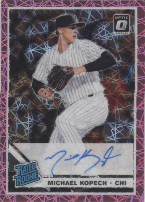 2019 Panini Donruss Optic - Rated Rookie Signatures Michael Kopech #RRS ...