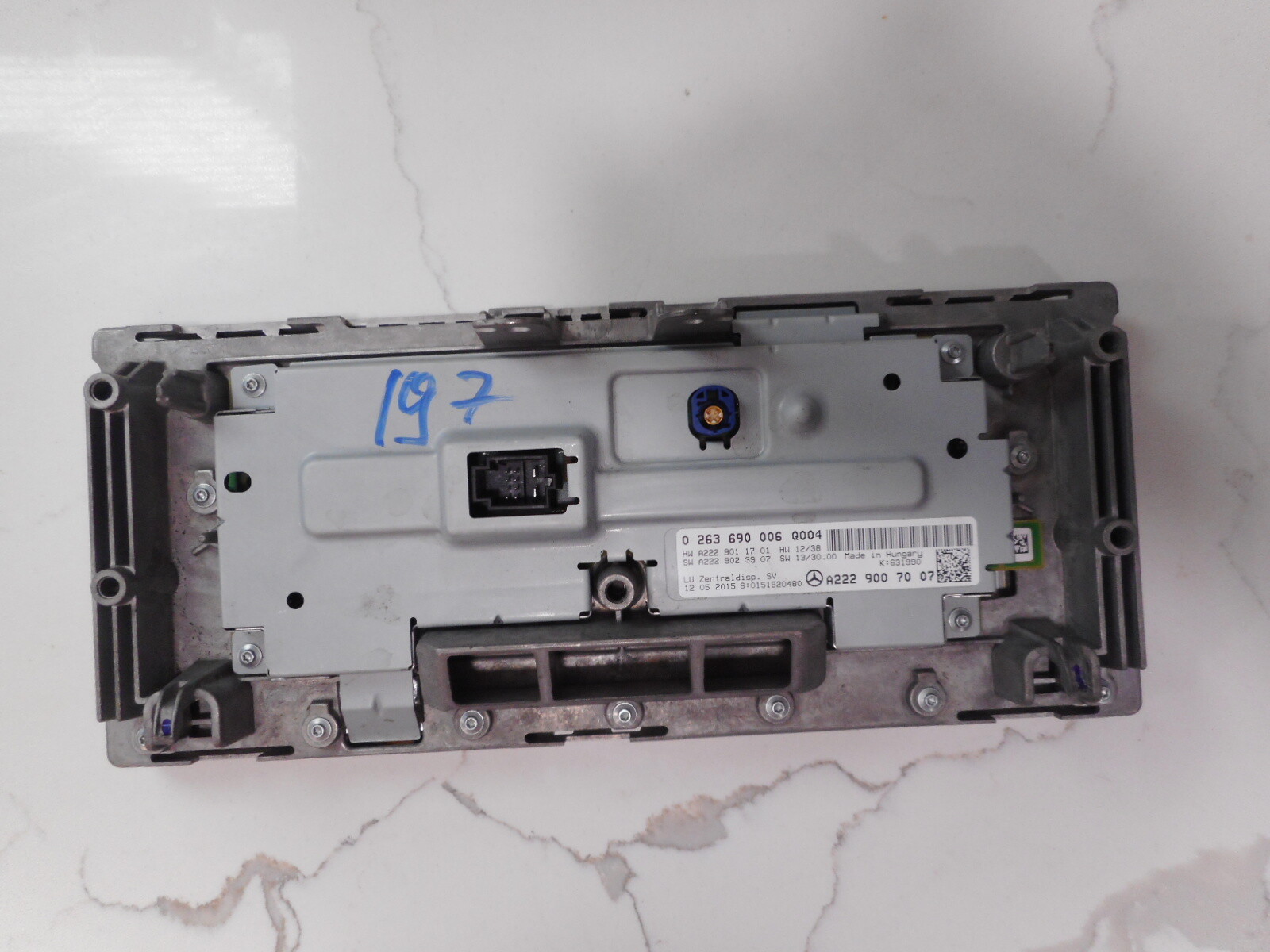 2015 2016 2017 MERCEDES S-CLASS Dash Info Display Screen A2229007007 ...