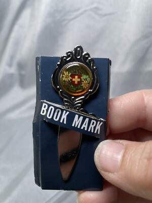 Beautiful Metal Bookmark Switzerland 3” New | eBay