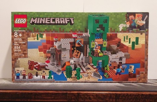 LEGO The Creeper Mine Minecraft (21155) FACTORY SEALED | eBay
