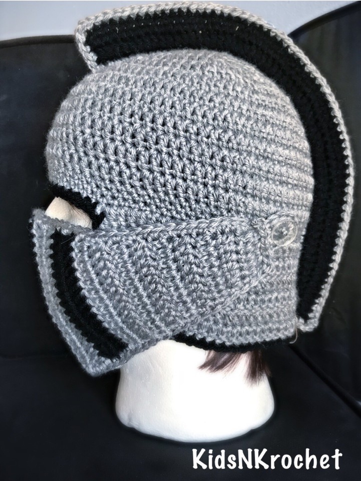 knight hat Crochet Kit, Crochet Pattern, Crochet Kit | eBay