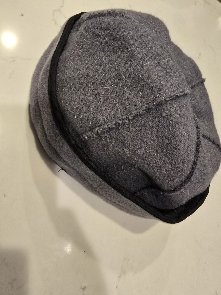 Wyoming Traders Wool Hat W Reversible Ear Flaps 6 7/8 Trapper Like ...