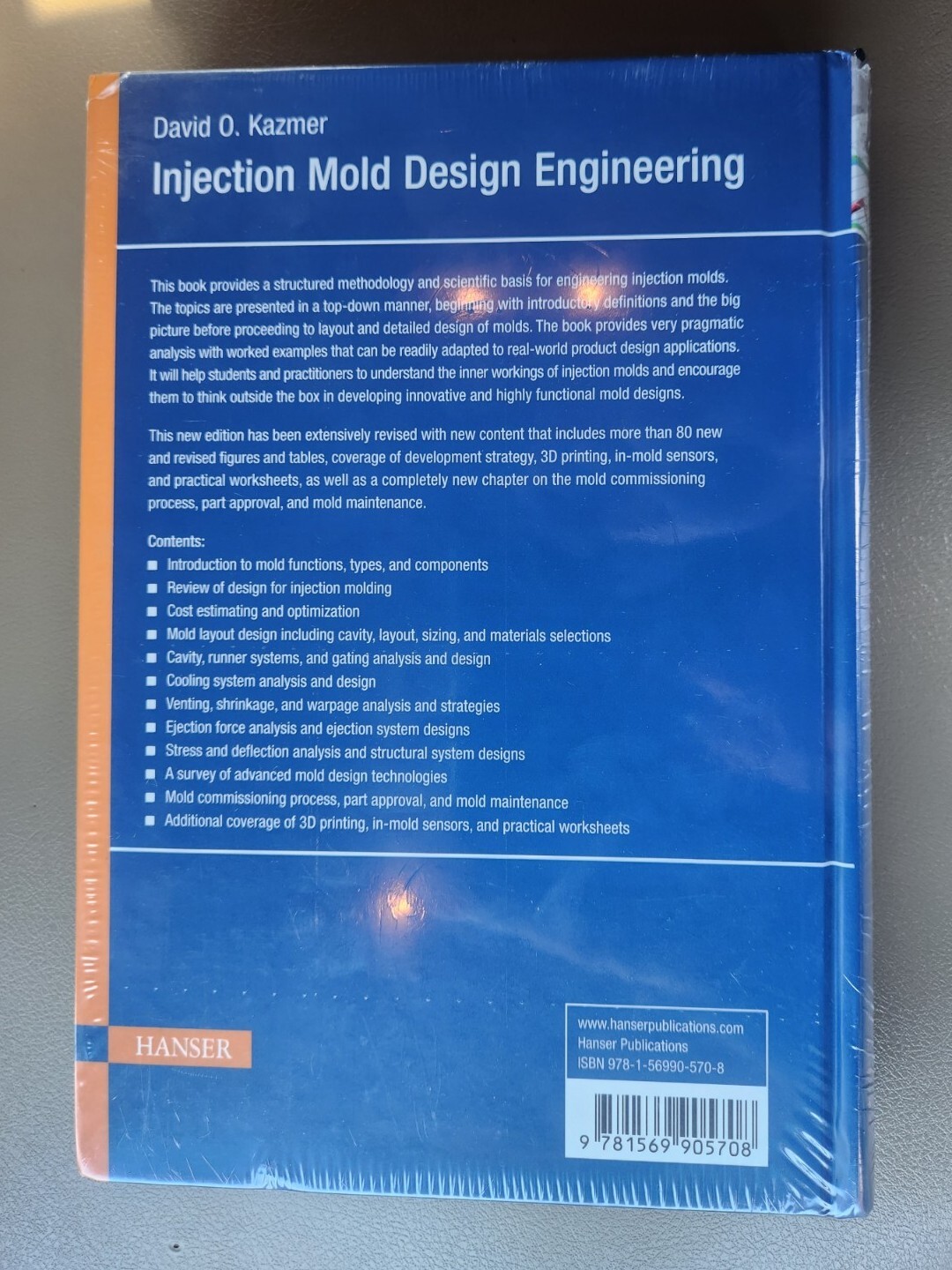 Injection+Mold+Design+Engineering+by+David+O.+Kazmer+%282016%2C+Hardcover%2C+Revised+edition ...