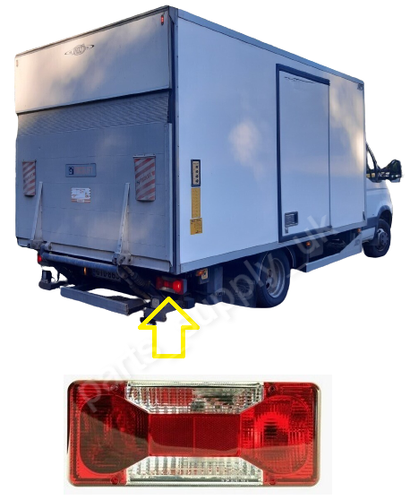 NEW OR IVECO DAILY BOX 2006 - 2014 REAR TAIL LIGHT LAMP RIGHT SIDE O/S ...