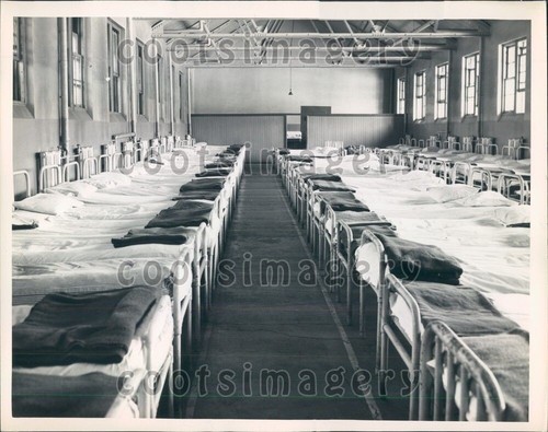 1948 Beds in Dormitory Warrensville Workhouse Cleveland Ohio Press ...