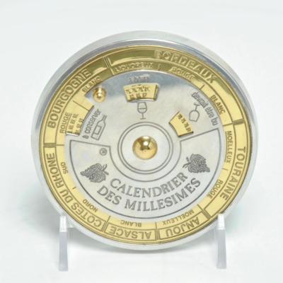 Wine Vintage Calendar Calendrier Des Millesimes Steel Brass Connoisseur ...