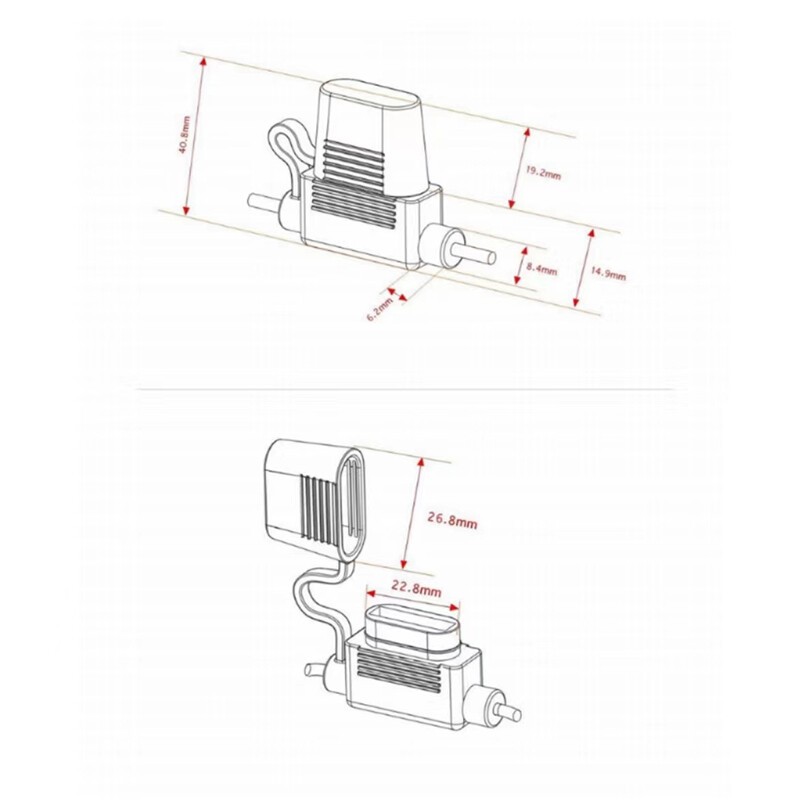 5PC 12AWG Inline Wiring Harness 12 Gauge ATC/ATO with 30A Fuse Blade ...