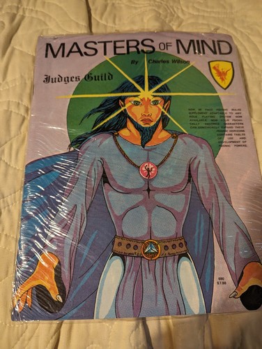 New Masters Of Mind RPG Psionic Powers Book D&D Charles Wilson Judges ...