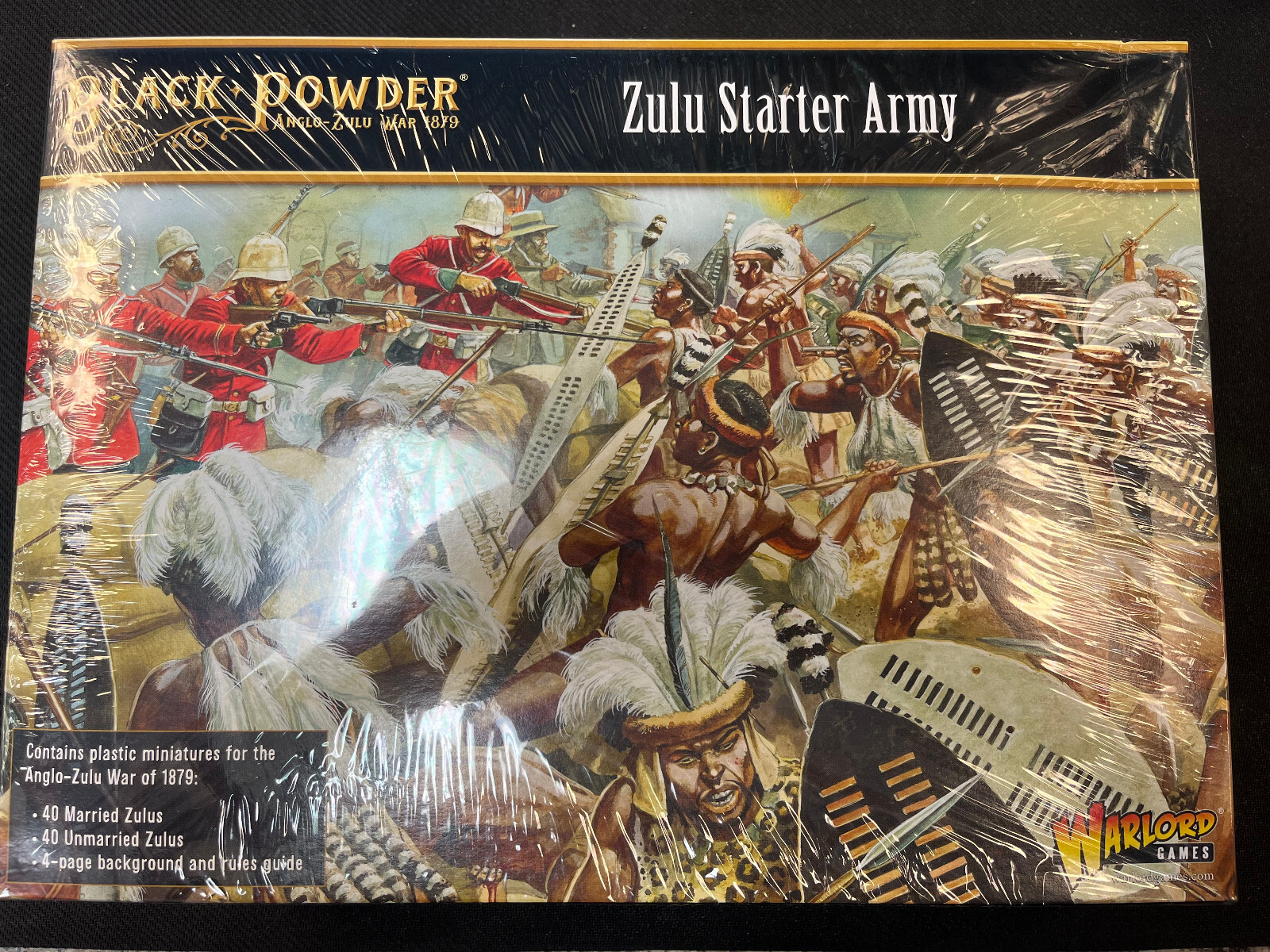 Anglo-Zulu War - Zulu Starter Army Black Powder Set Warlord Games New ...