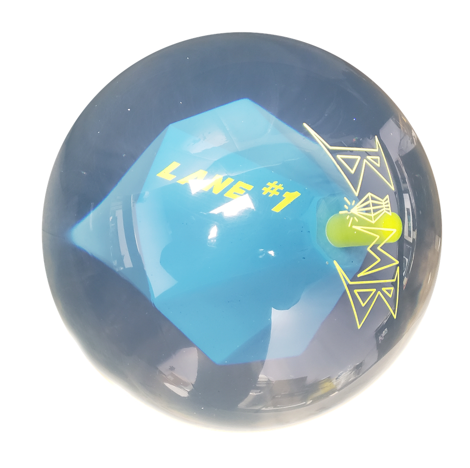 Lane #1 Crystal Bomb 15lb. Bowling Ball & XXL Staff Style Shirt | eBay