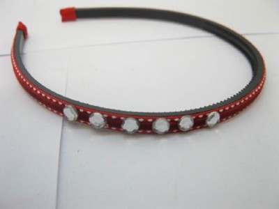 48Pcs Red Hair Bands Hairbands W/Rhinestone | eBay Australia