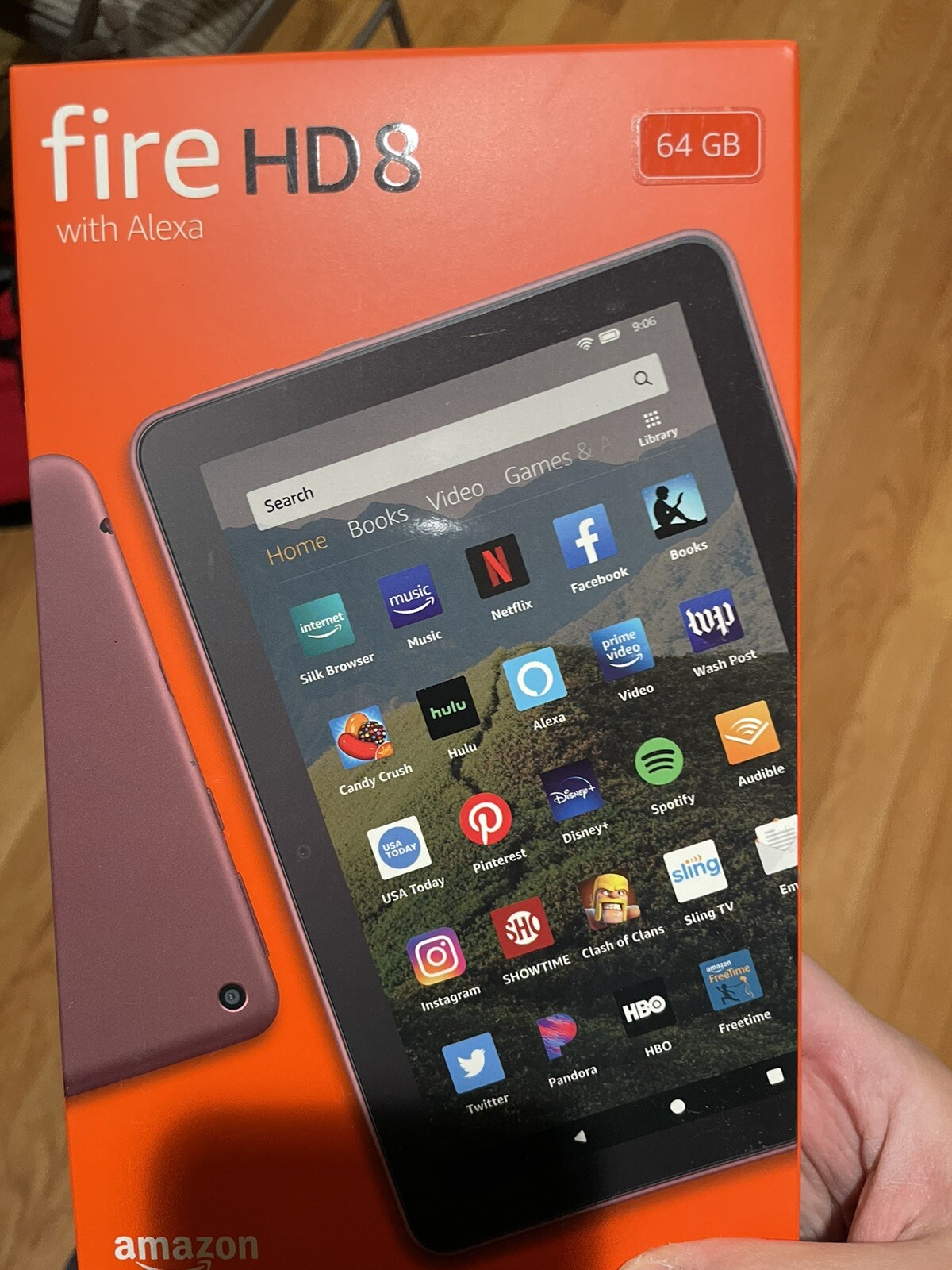 Amazon Fire HD 8 (10th Generation) 64GB, Wi-Fi, 8in - Black (with ...