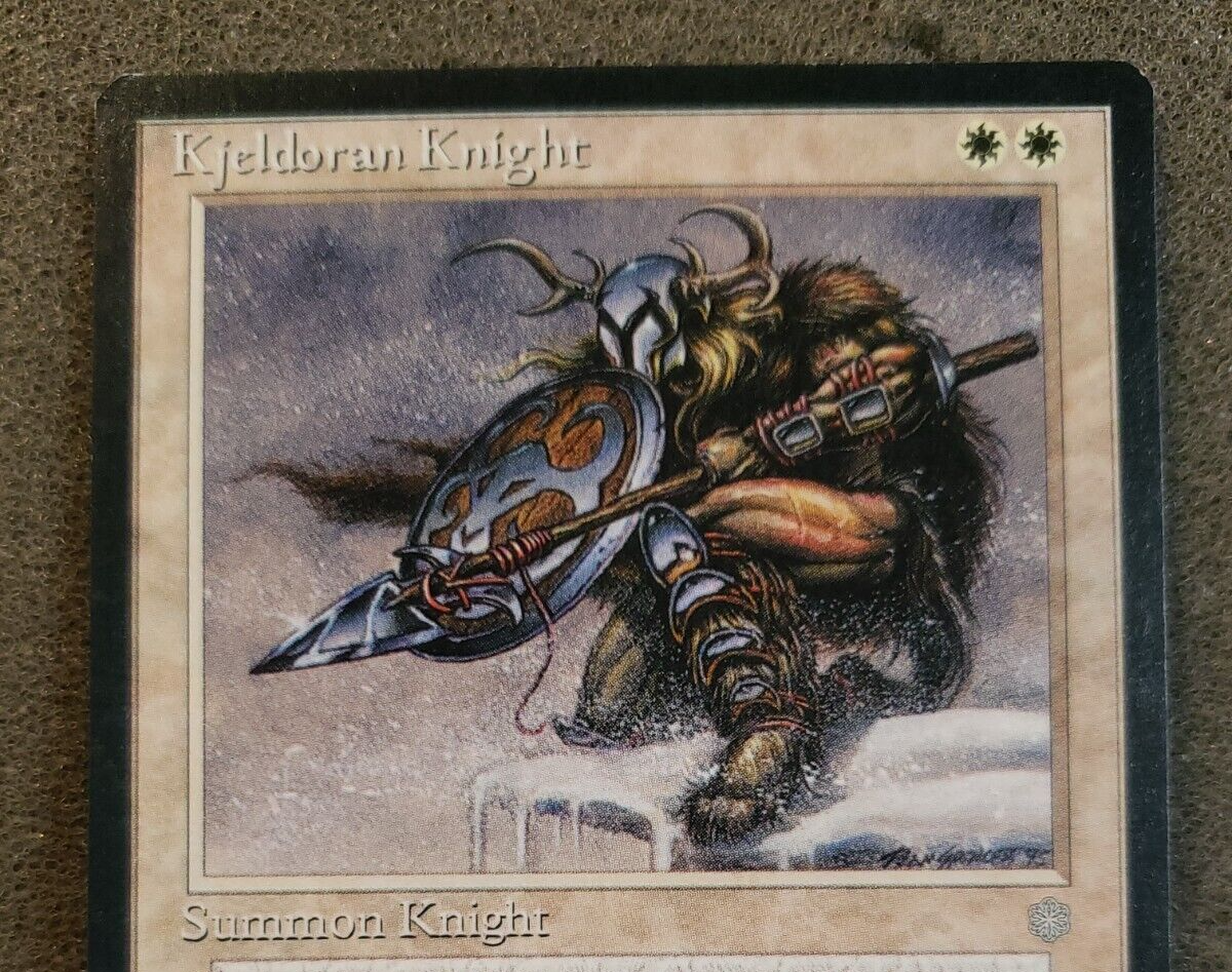 Kjeldoran Knight Ice Age NM White Rare MAGIC THE GATHERING MTG CARD ...