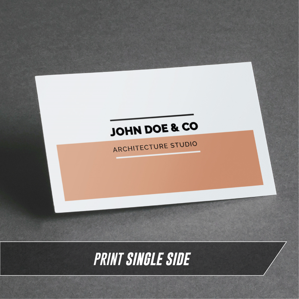 Business Cards Personalised Printed 400gsm Business Cards Single Or ...