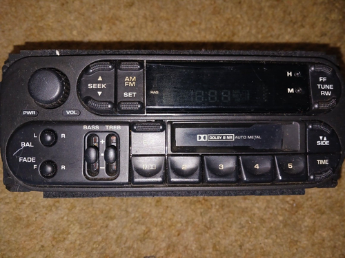 Chrysler Jeep Dodge Radio Stereo Unit AM FM CD Player OEM w/equalizer ...
