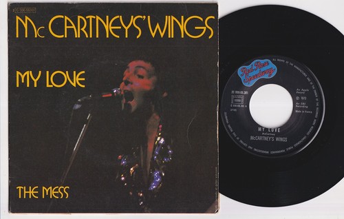 Paul McCARTNEY & WINGS * My Love * 1973 FRENCH 45 * BEATLES APPLE * | eBay