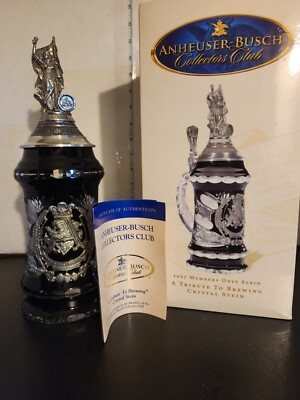 Anheuser Busch 2007 Members Only Tribute to Brewing Crystal Stein ...