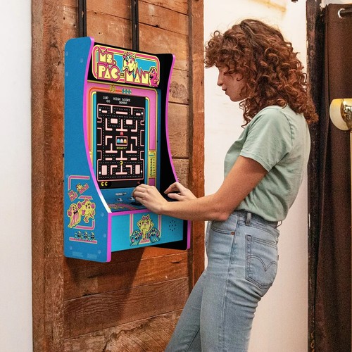 Arcade1Up Ms. PAC-MAN Partycade – 12 Arcade Games, Space-saving Design ...