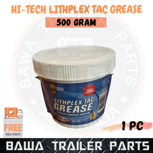 1x Hi-Tec Oils Lithplex Tac EP2 Grease 500g Multi Purpose Trailer ...