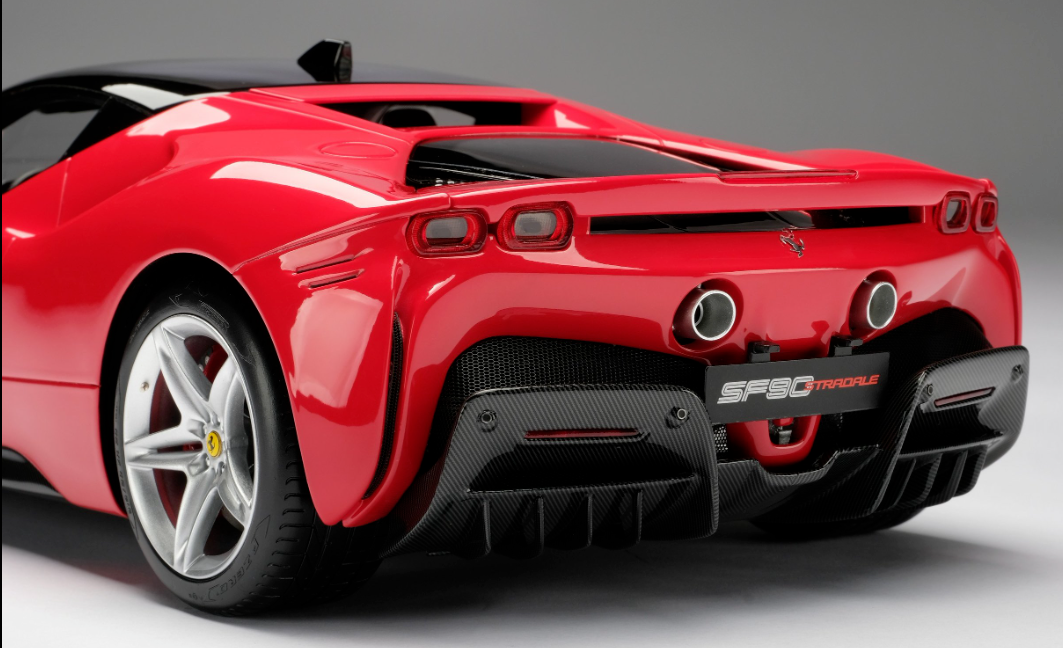 FERRARI STRADALE Race Car Racing Hypercar Red Custom Built LARGE 1 ...