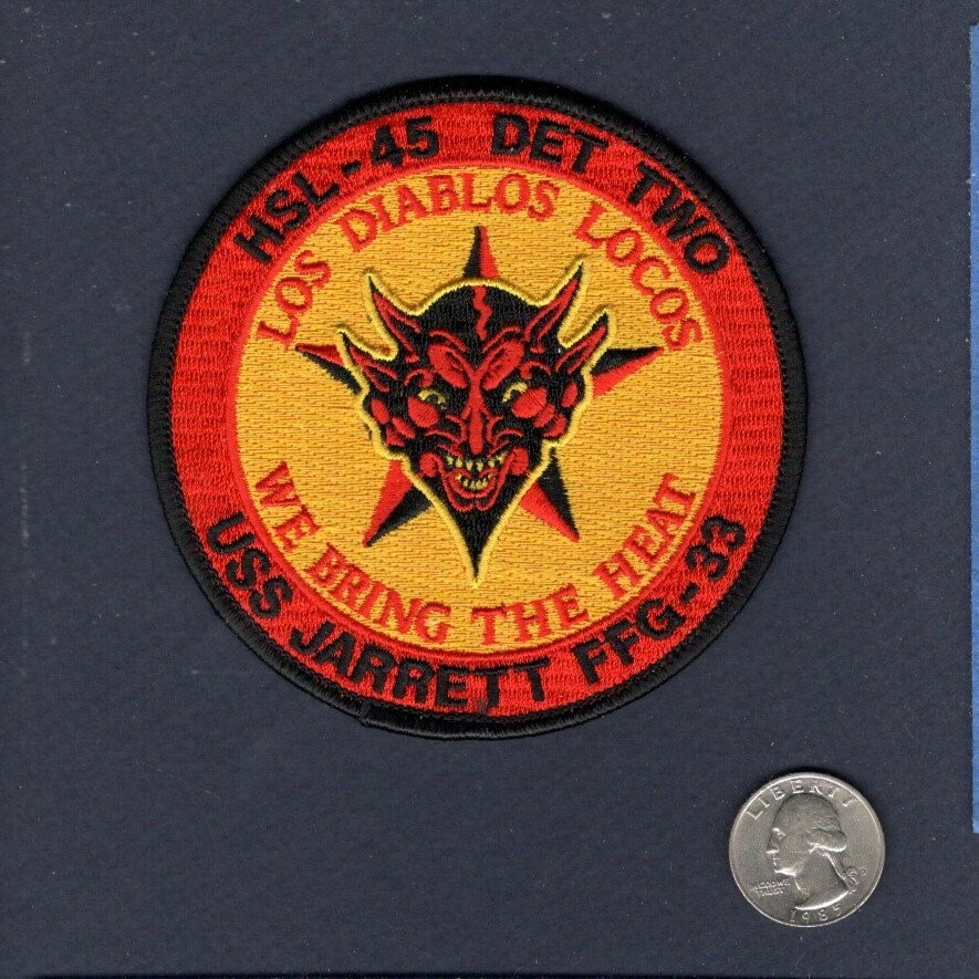 HSL-45 WOLFPACK DET 2 FFG-33 US Navy SH-60 Helicopter Squadron Cruise ...