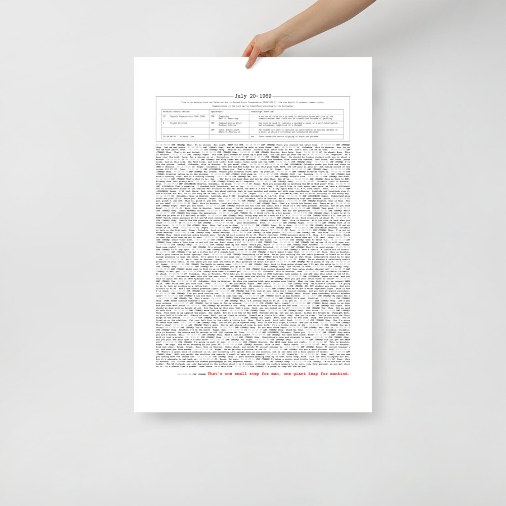 Apollo 11 Moon Landing Transcript