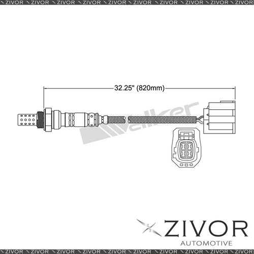 New Post Catalytic Oxygen Sensor For Mazda Demio (Mazda 2) DE 1.3 ZJ-VE ...