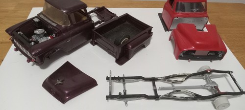 Chevy 1958 Step Side Pick-up Ford 56 Pick-up Truck Model Parts Lot Pre ...