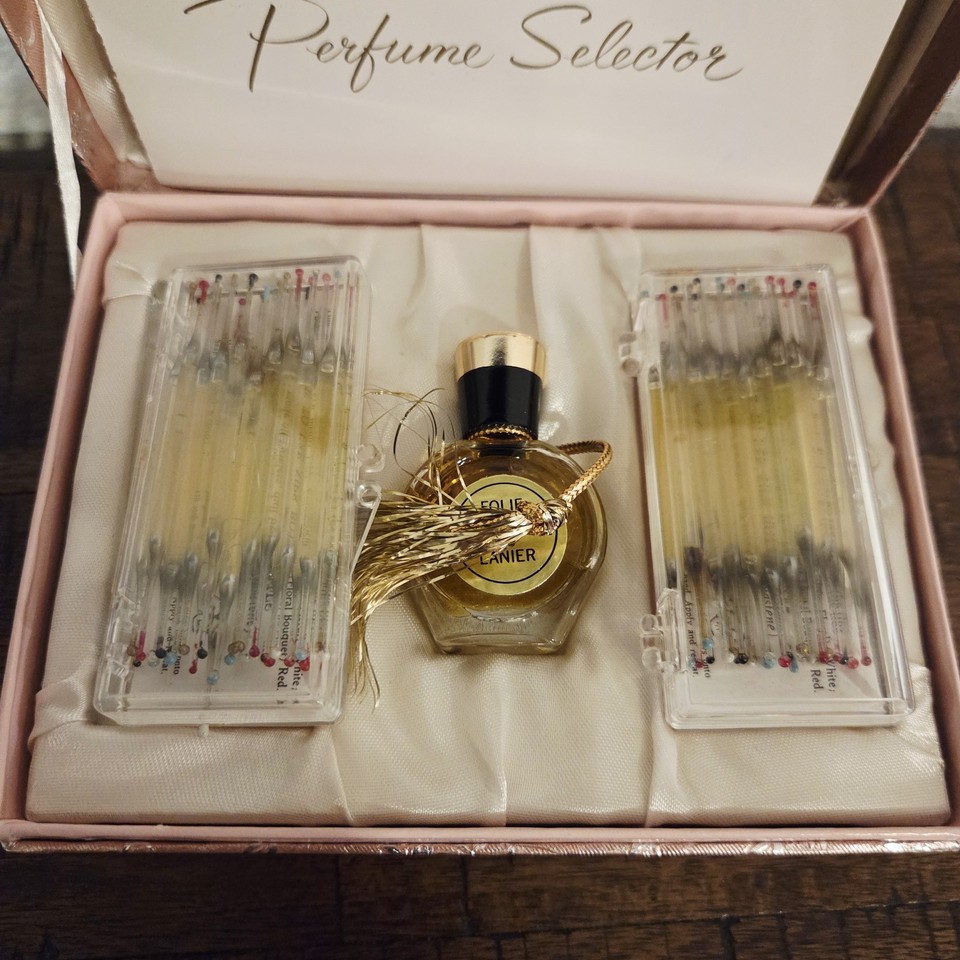 Vintage Lanier Perfume Selector Mini Bottle & Nips Ampules Set HTF | eBay