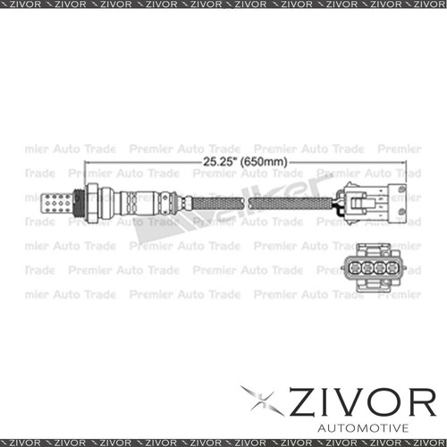 Post Cat. Oxygen Sensor For Mini R56 Cooper S 1.6 Dir. Inj. Turbo N14 ...