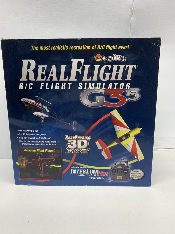 Great Planes Real Flight RC Flight Simulator G3.5 Remote Preowned w ...