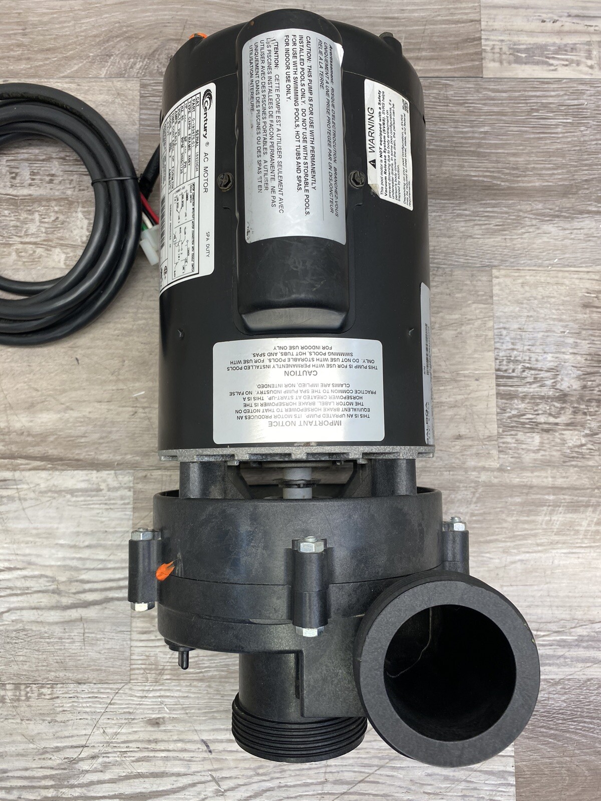 Balboa Vico Ultima-Speed Pump 2HP 56FR 230V - 1016204 / 0-193675-01 for ...